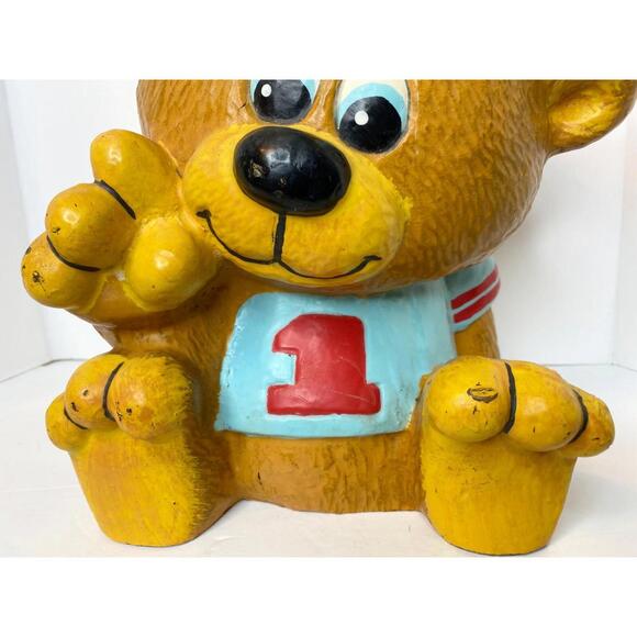 Accents | Vintage Wicks N Sticks Candle For Birthday Boy 1 Bear Theme ...